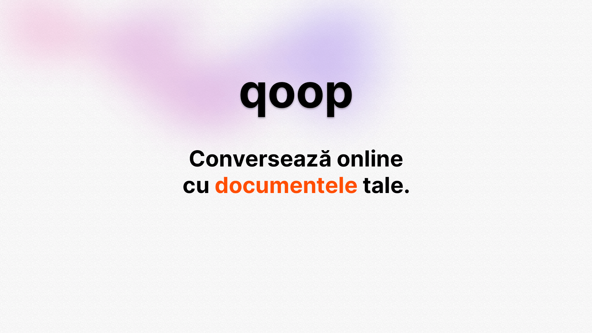 qoop - conversează cu documentele tale